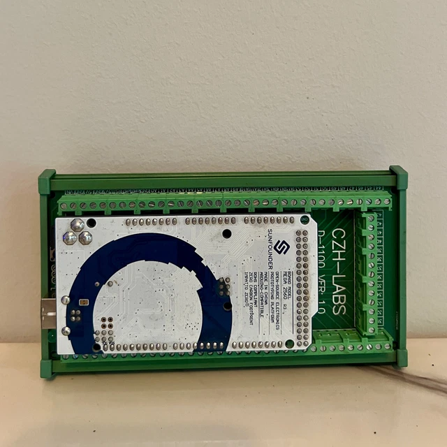 DIN RAIL MOUNT Pinout Breakout Terminal Block Module for Arduino MEGA ...