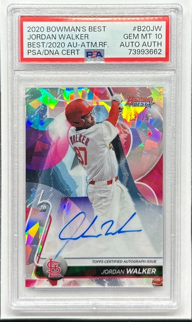 2020 BOWMAN'S BEST Jordan Walker rifrattore atomico auto #13/25 PSA 10 AUTENTICO EUR 28,50 ...