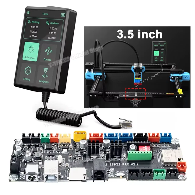 CONTROLLER 3.5IN TOUCH Screen Control Display MKS LS ESP32 PRO ...