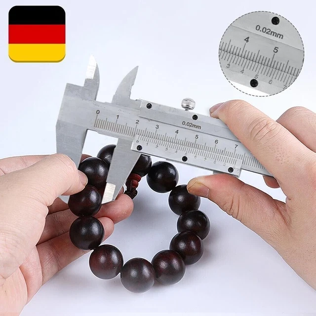 TASCHENMESSSCHIEBER 0-150MM SCHIEBLEHRE Messmittel Metall Messschieber ...