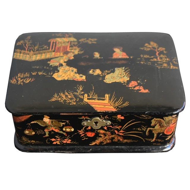 BOITE EN LAQUE Japonaise époque XIXème EUR 80,00 - PicClick FR