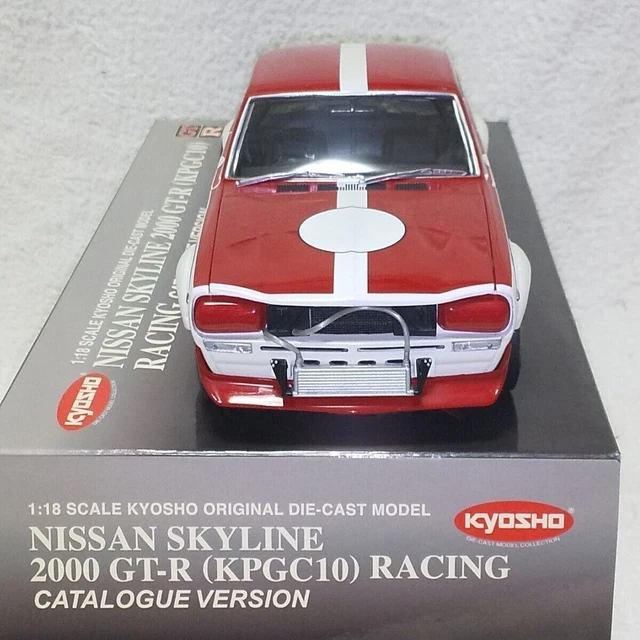 KYOSHO NISSAN SKYLINE 2000 Gt-R Kpgc 10 Racing Engine Sinns20Equipped Car Catalo £150.09 ...