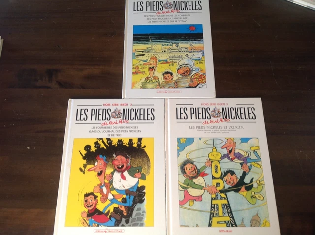 LES PIEDS NICKELÉS hors serie inedit collection complète intégrale 3 bd EUR 189,00 - PicClick FR