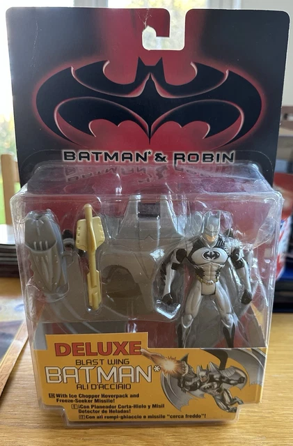 RARE BATMAN & Robin Deluxe Blast Wing Batman New Boxed Kenner 1997 Dc ...