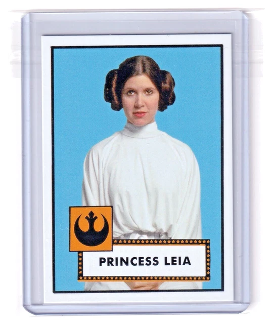 TOPPS 2023 TBT Star Wars Edition Set #1 - 1952 Baseball Card 1 PRINCESS ...