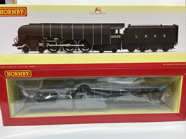 HORNBY R 3979 LNER 4-6-4 Class W1 No10000 Steam Locomotive OO Gauge DCC ...