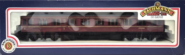 BACHMANN 34-150 COLLETT 60ft 1st/2nd Class Coach W7033W in BR Maroon ...