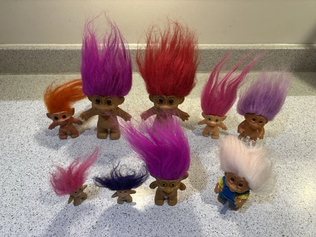 BUNDLE OF VINTAGE Trolls From 80s And 90s £10.80 - PicClick UK