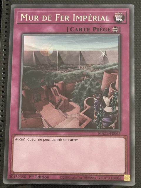 CARTE YU-GI-OH! MUR de Fer Impérial R MAZE-FR065 EUR 1,00 - PicClick FR