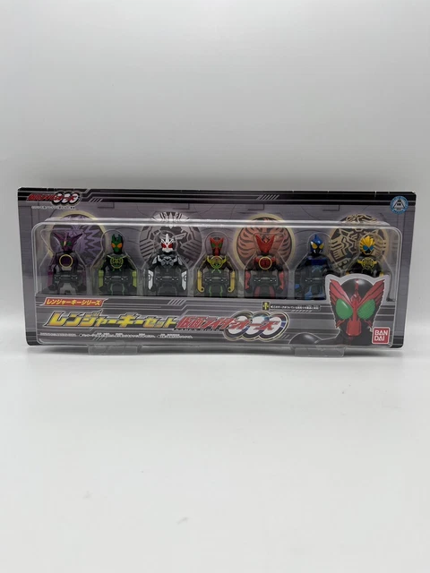 POWER RANGERS GOKAIGER Super Megaforce DX Kamen Rider OOO Key Full Set ...