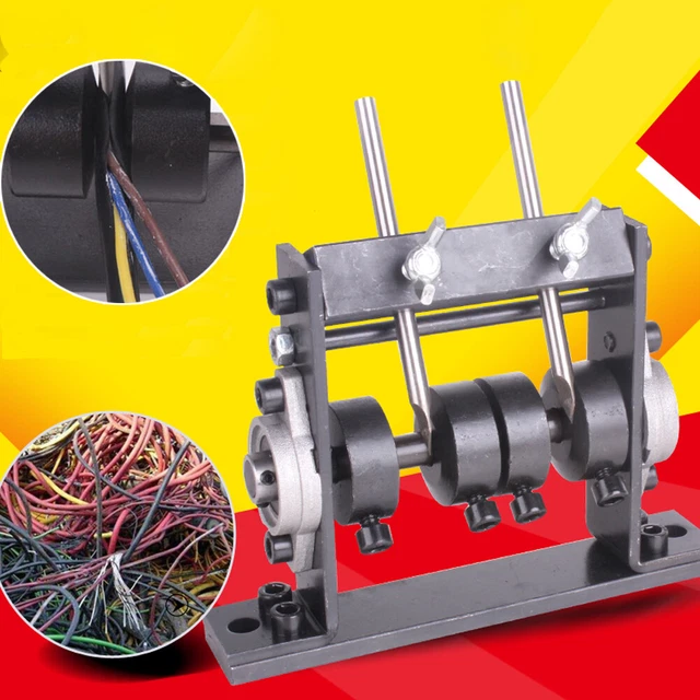 SCRAP WIRE CABLE Stripper Stripping Machine Manual Copper Wire Recycle ...