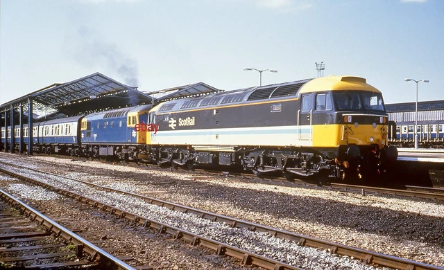 ORIGINAL 35MM SLIDE BR Class 47 no.47706 (& 33022) at Chester +rights ...