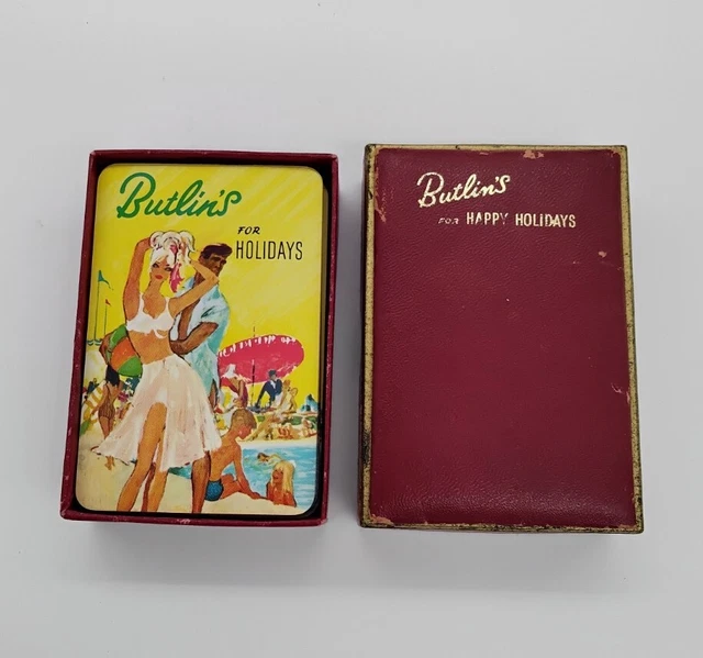 FABULOUS RARE FULL DECK of VINTAGE 1960'S BUTLINS PLAYING CARDS EUR 23 ...