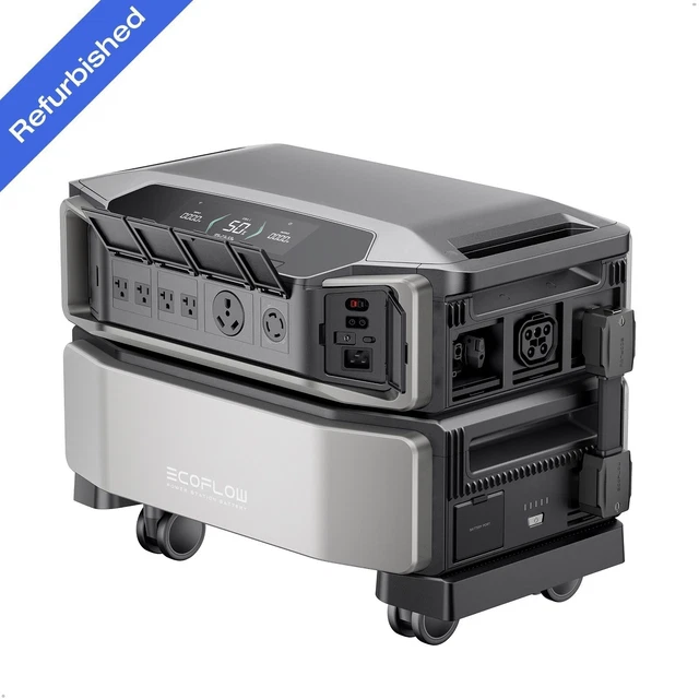 ECOFLOW DELTA PRO Ultra 6kWh Power Station LiFePO4 Battery Certified ...