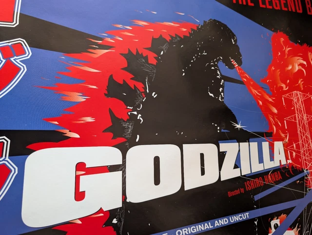 GODZILLA UK QUAD Poster - Original BFI Advertising Film Movie - Ishiro ...