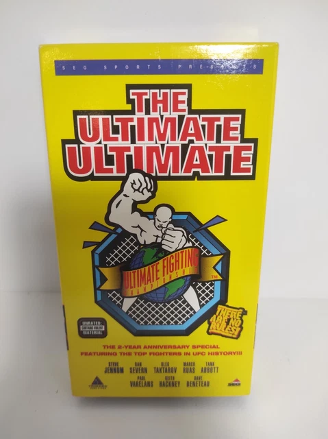 UFC ULTIMATE FIGHTING Championship VHS Tape MMA - The Ultimate Ultimate ...