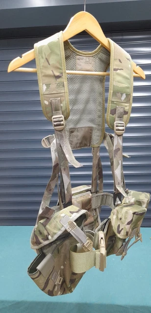 BRITISH ARMY PLCE Webbing Set MTP - With X3 Pouches £42.32 - PicClick UK