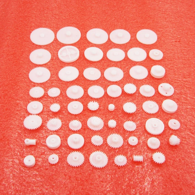 58 STYLES PLASTIC Gears All Module 0.5 Robot Parts for DIY Arduino $4. ...