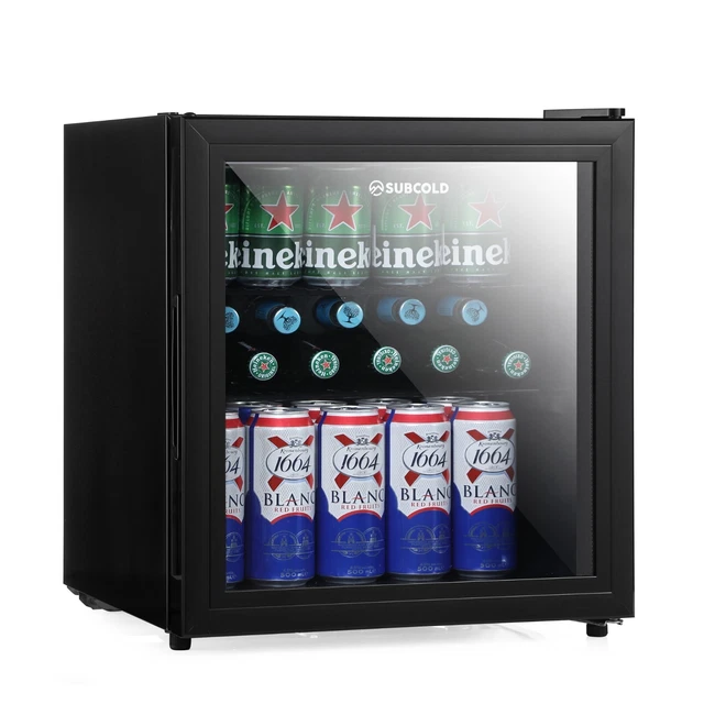 SUBCOLD TABLE TOP Mini Fridge 50L CAVE50 LED Glass Door | Refurbished ...
