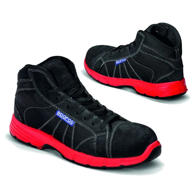 07524 SPARCO CHALLENGE S3 SRC Safety Boots Footwear Work Mechanic ...