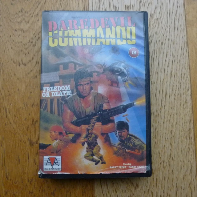 COMMANDO VHS VIDEO tape £3.00 - PicClick UK