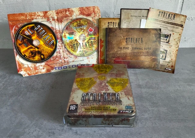 STALKER SHADOW OF Chernobyl - Collectors Radiation Edition PC DVD Rom £ ...