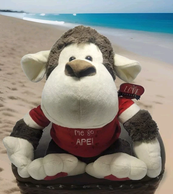 MONKEY YOU MAKE Me Go APE Monkey Cuddly 16"Plush Soft Toy Teddy Card ...
