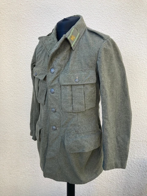 1940 DATED SWEDISH Army M39 Grey Wool Tunic-38" Chest £24.95 - PicClick UK