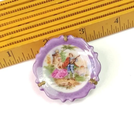 SPILLA PIATTO VINTAGE LIMOGES Novità Ceramica Gioielli Sharmane Regali ...