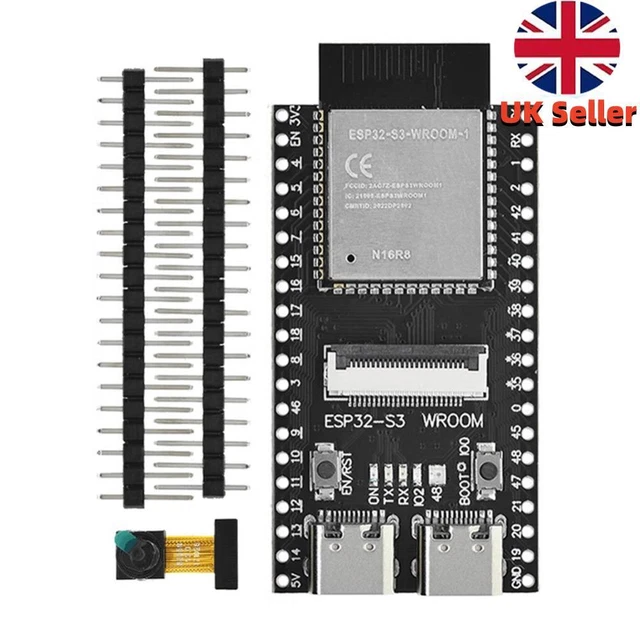 ESP32-S3-WROOM CAM DEVELOPMENT Board Python C Code Useful with OV2640 ...