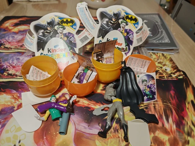 KINDER GRANSORPRESA 2025 Batman DC e Joker Set Completo MAI MONTATO EUR ...