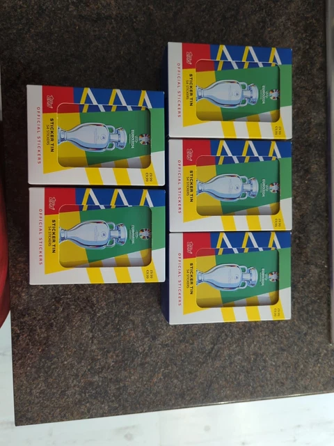 TOPPS UEFA EURO 2024 Germany Official Stickers Collection Tin: 54 ...