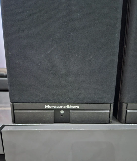 MORDAUNT SHORT MS 20 Bookshelf Loudspeakers In Black £39.99 - PicClick UK