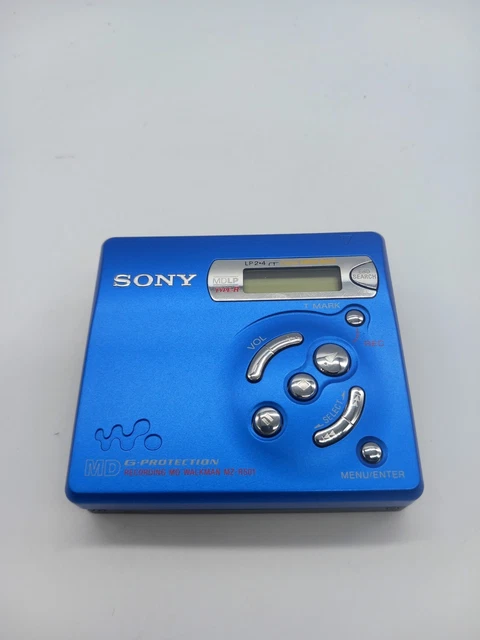 SONY WALKMAN MINIDISC Recorder/Player MZ-R501 Blue £73.00 - PicClick UK