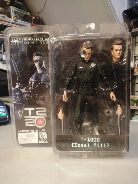 GENUINE NECA TERMINATOR 2 T-1000 STEEL MILL 7" ACTION FIGURE - NEW £49.99 - PicClick UK
