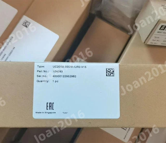 1 PIEZA NUEVO sensor ultrasónico Pepperl+Fuchs UC2000-30GM-IUR2-V15 #YC ...