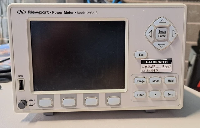 NEWPORT-OPTICAL POWER METER, model 2936-R, 2-channel, includes 2 ...