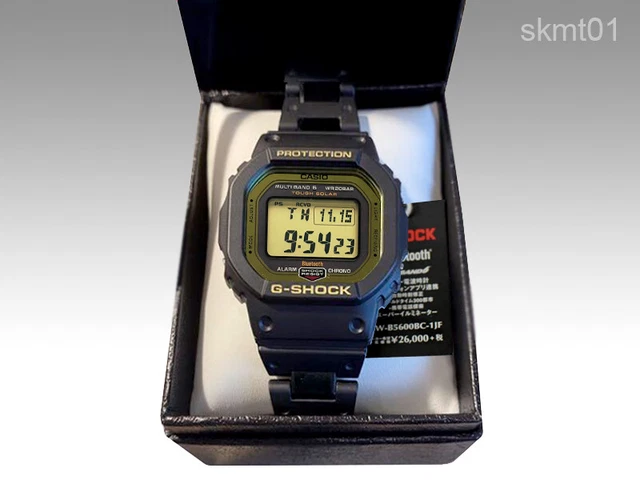 CASIO G-SHOCK BLUETOOTH Radio Solar GW-B5600BC-1JF Yellow DHL Fast ...