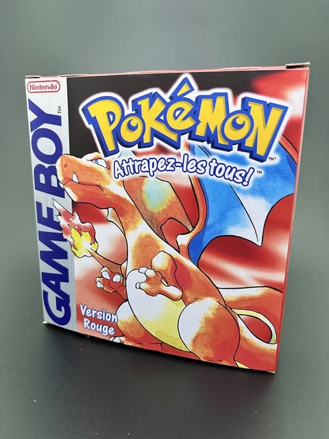 BOITE JEUX GAMEBOY Pokemon Version Rouge FR Game Boy + Plateau Cale EUR ...