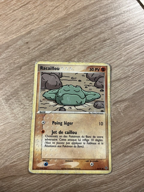 CARTE POKÉMON RACAILLOU 55/97 / Bloc EX Dragon / Bon État FR EUR 1,00 ...