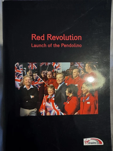 VIRGIN TRAINS PENDOLINO Launch Book £65.00 - PicClick UK