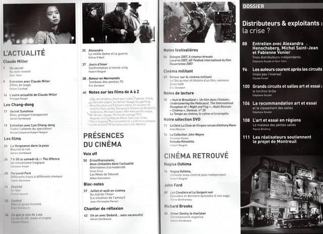 CINÉMA POSITIF N°561 - Les promesses de l'ombre - Cronenberg - Corneau ...