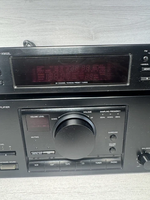 TECHNICS SU-X902 DIGITAL Amplifier Class A + ST-X902L Tuner ( NO SOUND ...