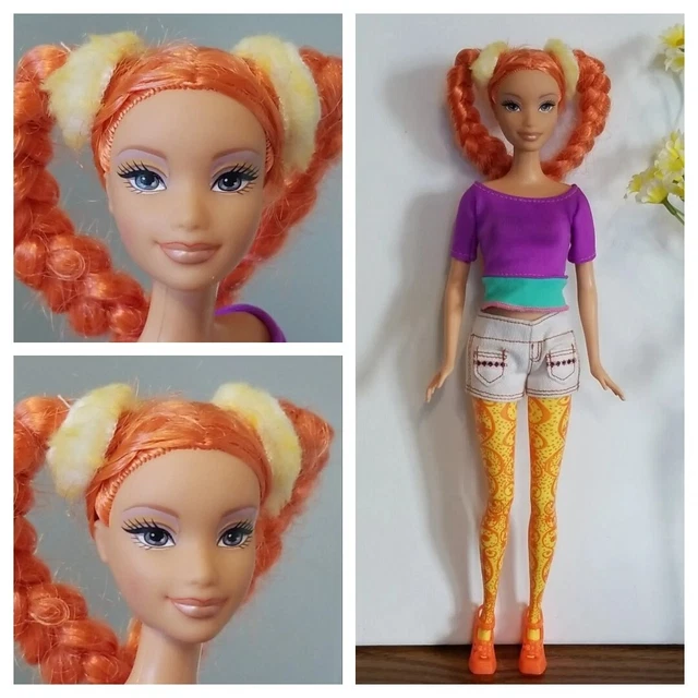 MATTEL BARBIE FAIRYTOPIA Dandelion Doll Orange Hair Green Eyes ...