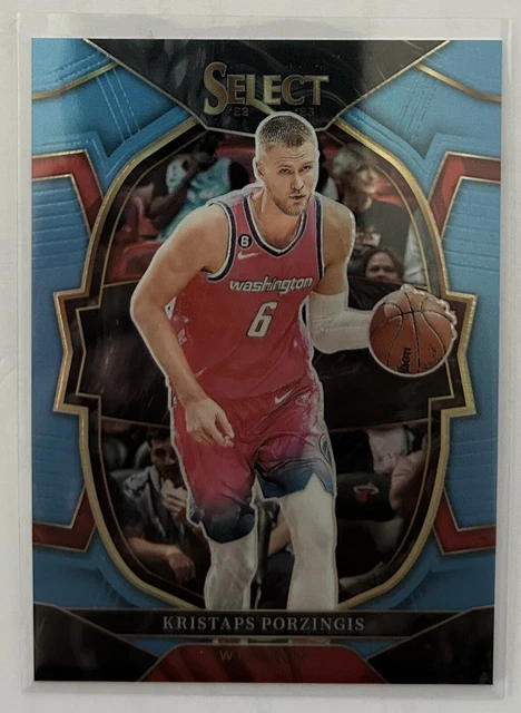 KRISTAPS PORZINGIS 2022-23 Panini Select Concourse Light Blue Prizm ...