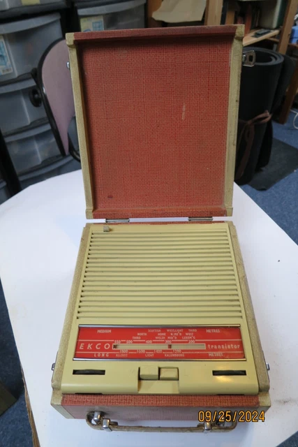 VINTAGE EKCO FIRST Or Second Transistor Radio 1950`S £30.84 - PicClick UK