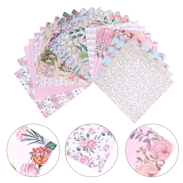 24 SHEETS NEUTRAL and Acid-free DIY Pattern Sticker Scrapbook Paper £8. ...