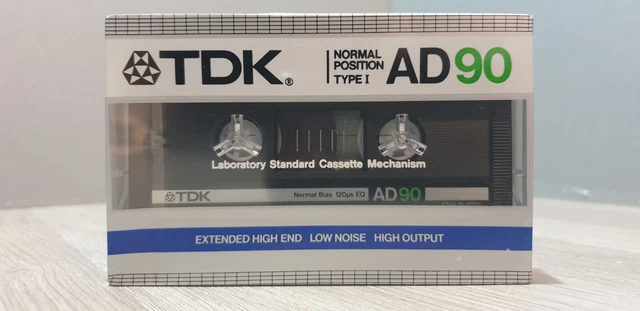 TDK AD 90 Type I Blank Cassette Tape New & Sealed 1984 £15.99 - PicClick UK