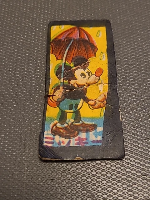MICKEY MOUSE MENKO Card 60s Retro Showa Era Vintage Rare £18.00 ...