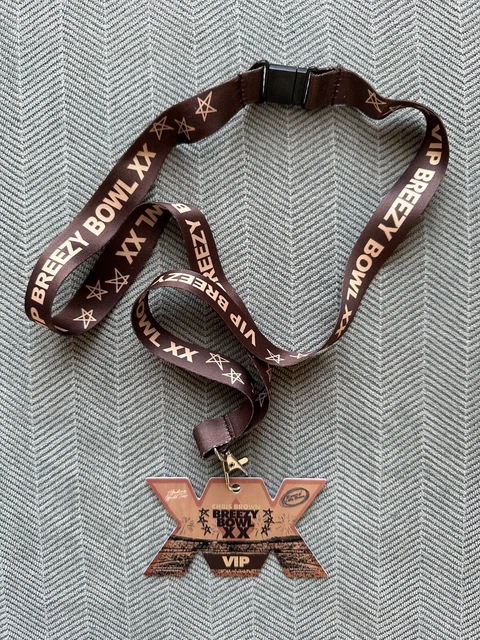 CHRIS BROWN BREEZY Bowl XX Tour Concert VIP Lanyard £7.99 - PicClick UK